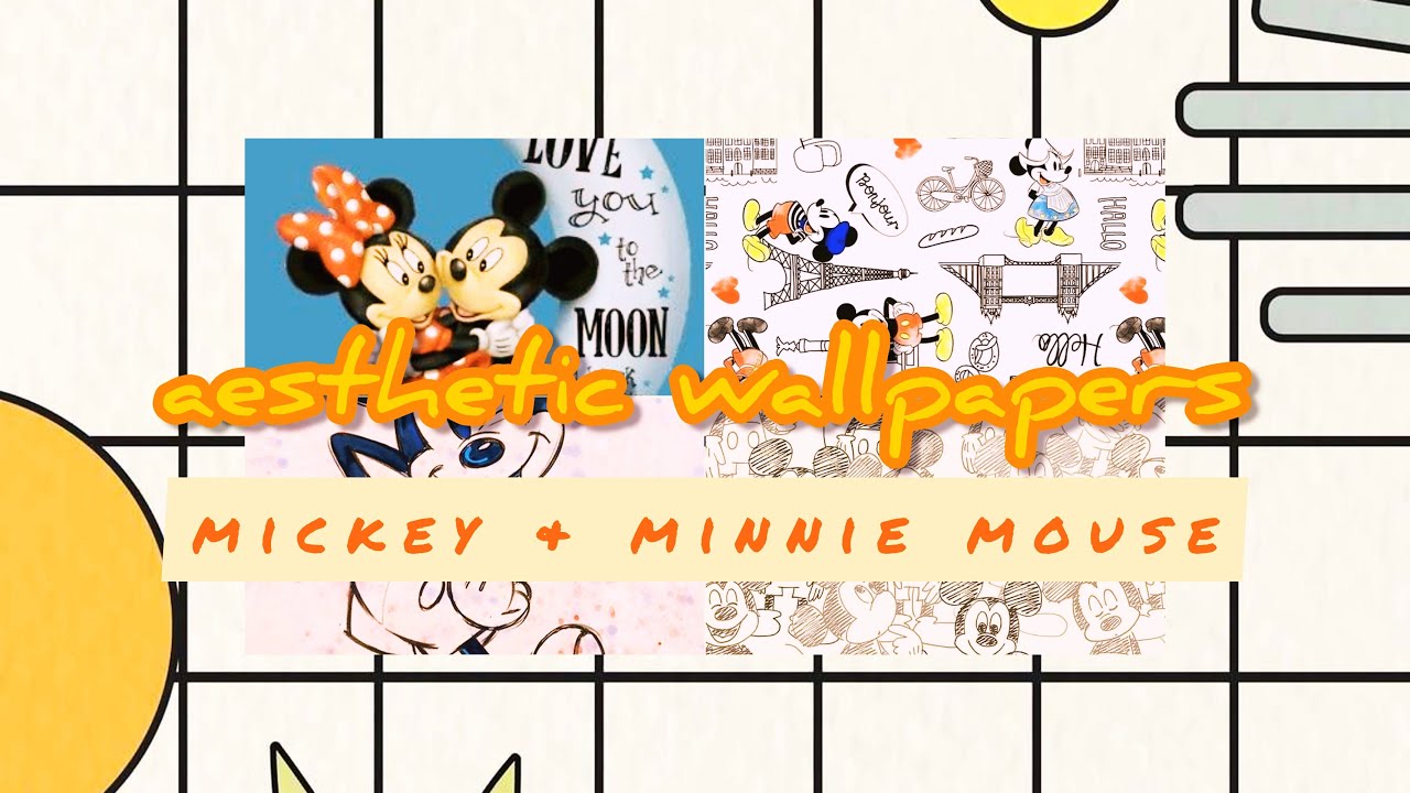 aesthetic wallpapers✨ mickey & minnie mouse version🐭