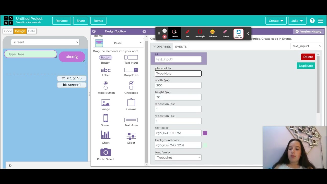 Code.org AppLab Design Section Tour + Tutorial