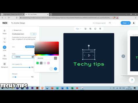 How to get your logo in wix logo maker for free!