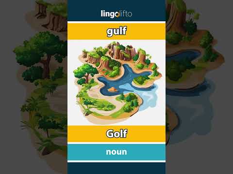 🇬🇧🇩🇪 gulf - Golf : learn English : Lernen wir Englisch : vocabulary builder