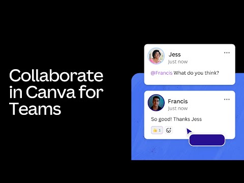 Collaborate with your colleagues in Canva Teams