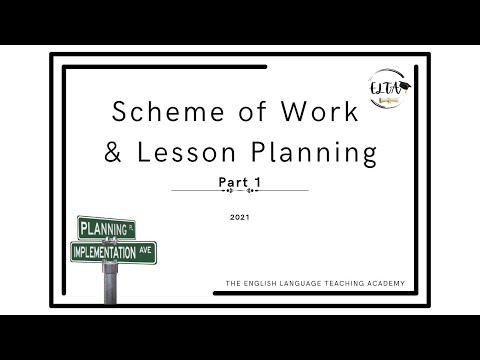 Unit 3: Lesson planning and Scheme of work