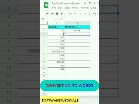 convert number to words in Microsoft excel #softwaretutorials #excel #youtubeshorts #trending
