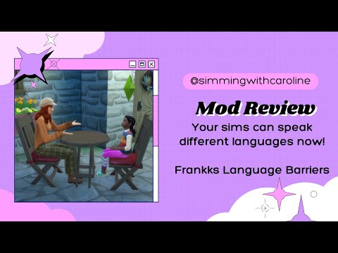Your sims can speak in different languages now!