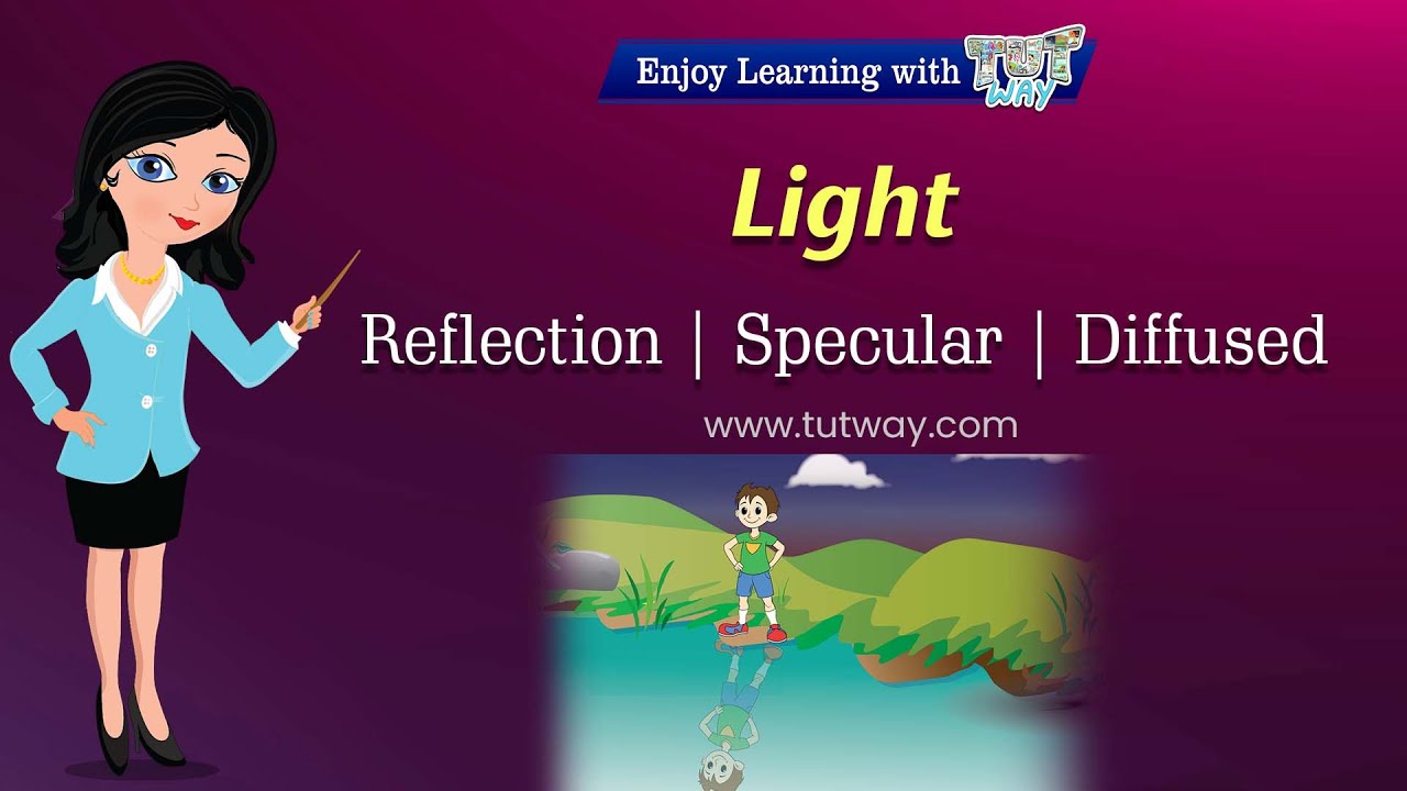 Reflection of Light | Diffused Reflection of Light | Light Properties | Reflection for Kids Science