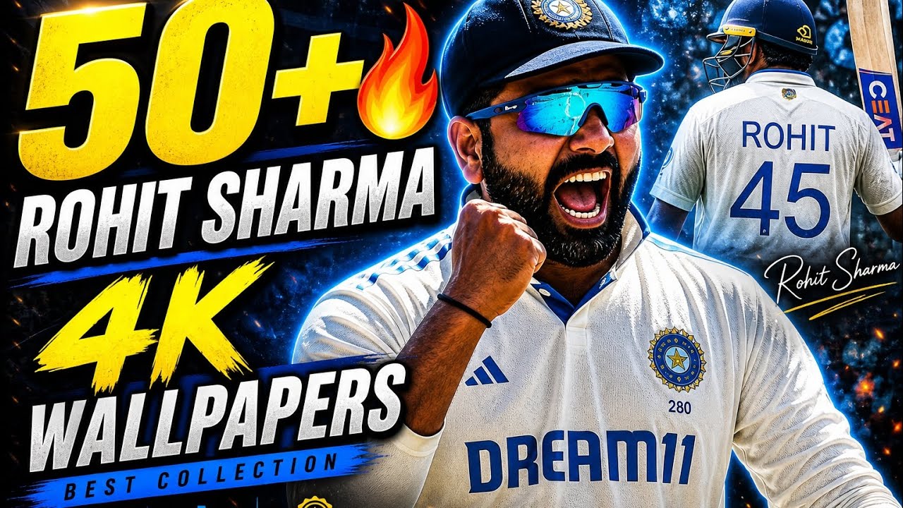 “50+ Rohit Sharma Wallpapers 🔥 4K Ultra HD | Best Collection”