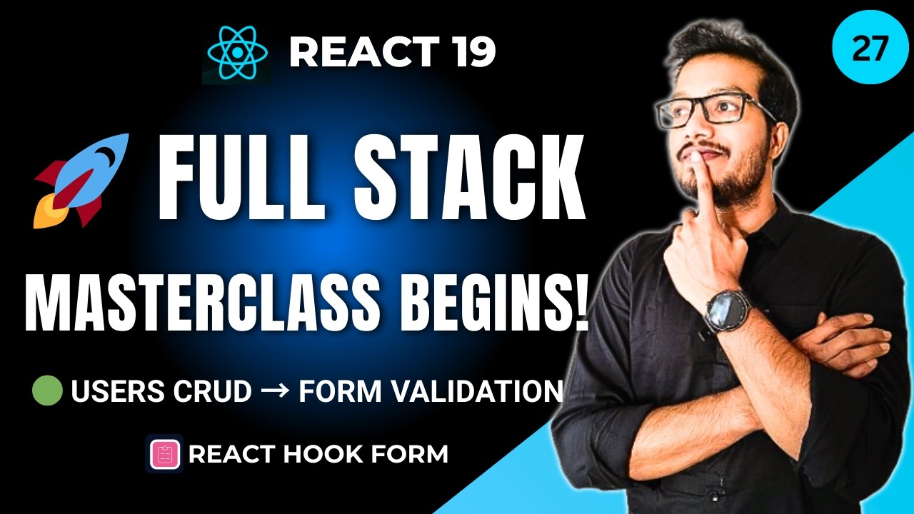 React Hook Form Validation Tutorial | Validate Forms with API Errors (CRUD Tutorial - Ep 27)