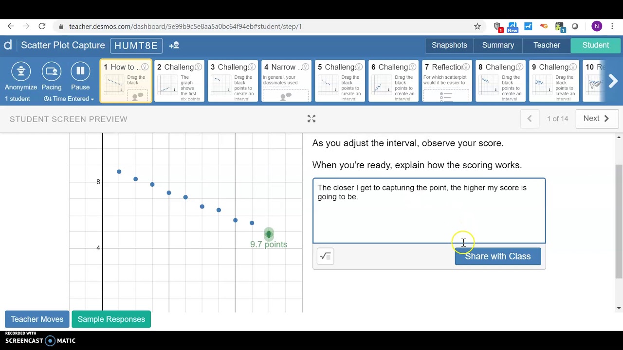 Scatter Plot Capture Demo