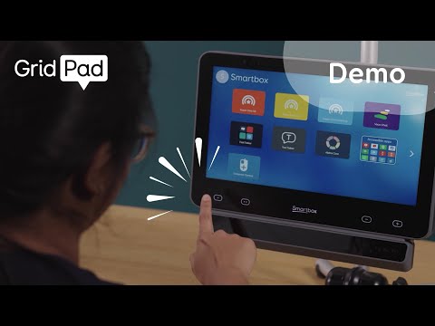 Eye gaze and touch accessible Smart Buttons