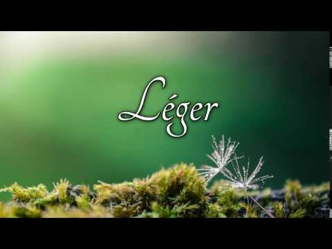 How to pronounce léger in French