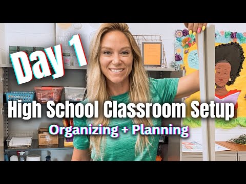 2023-2024 Organization, Arrangement | CLASSROOM SETUP DAY ONE | High School ELA Teacher