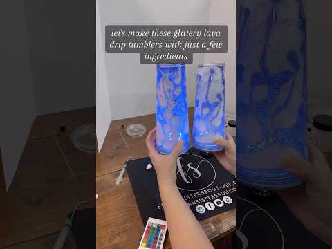 Lava Drip Tumbler Tutorial