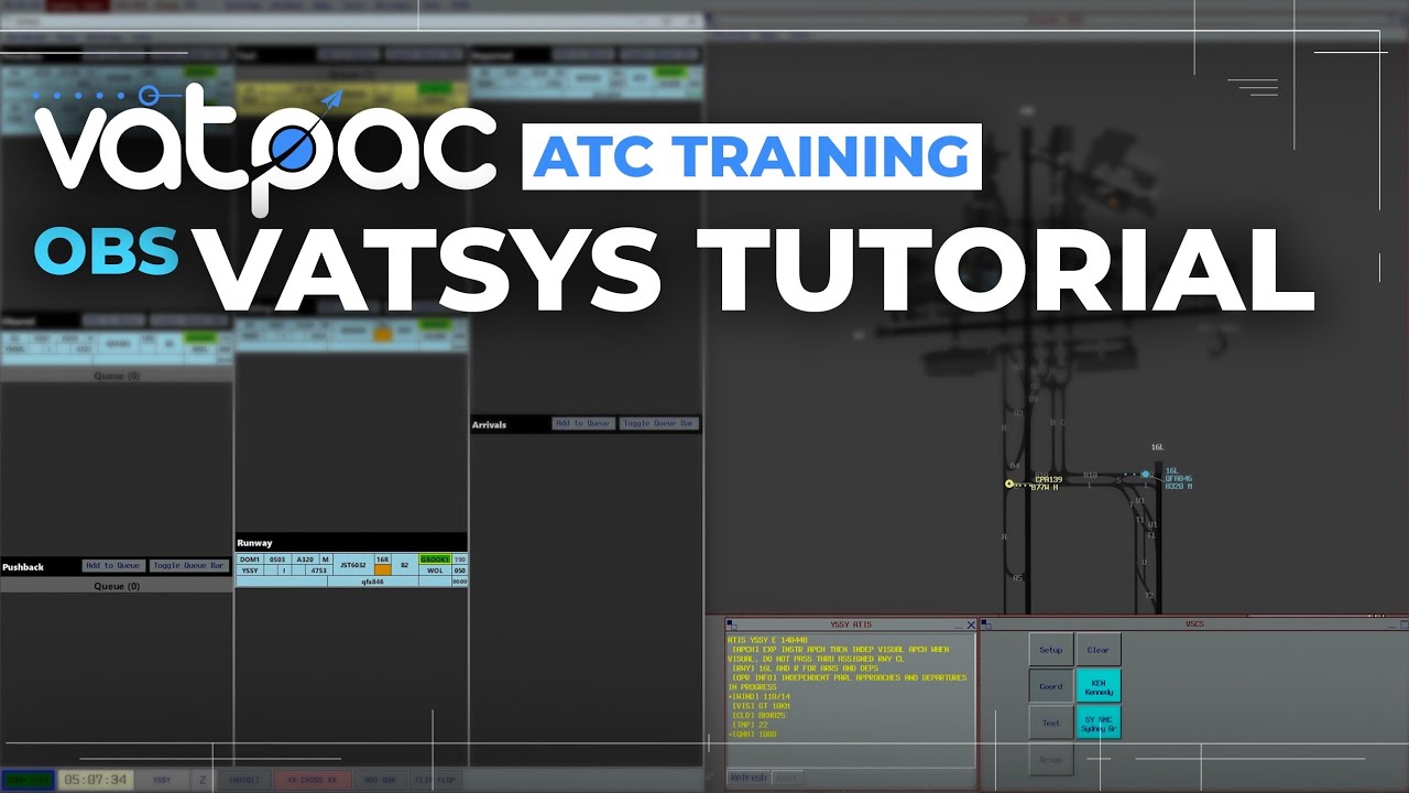 Observing with vatSys Tutorial | ATC Academy