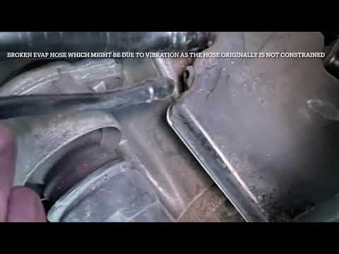 2009 C300 Mercedes check engine code P0455 Major Leak EVAP system, (unusual case)