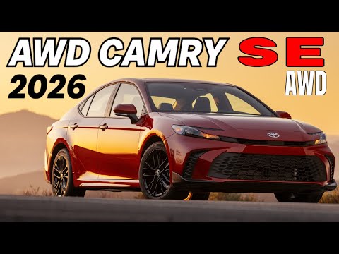 2026 Toyota Camry SE AWD Review: The Hybrid Sedan With All-Weather Power!