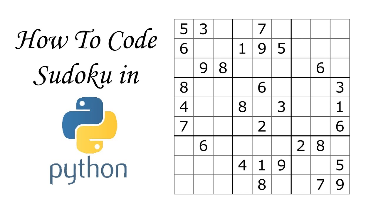How To Make a Sudoku Generator in Python!!
