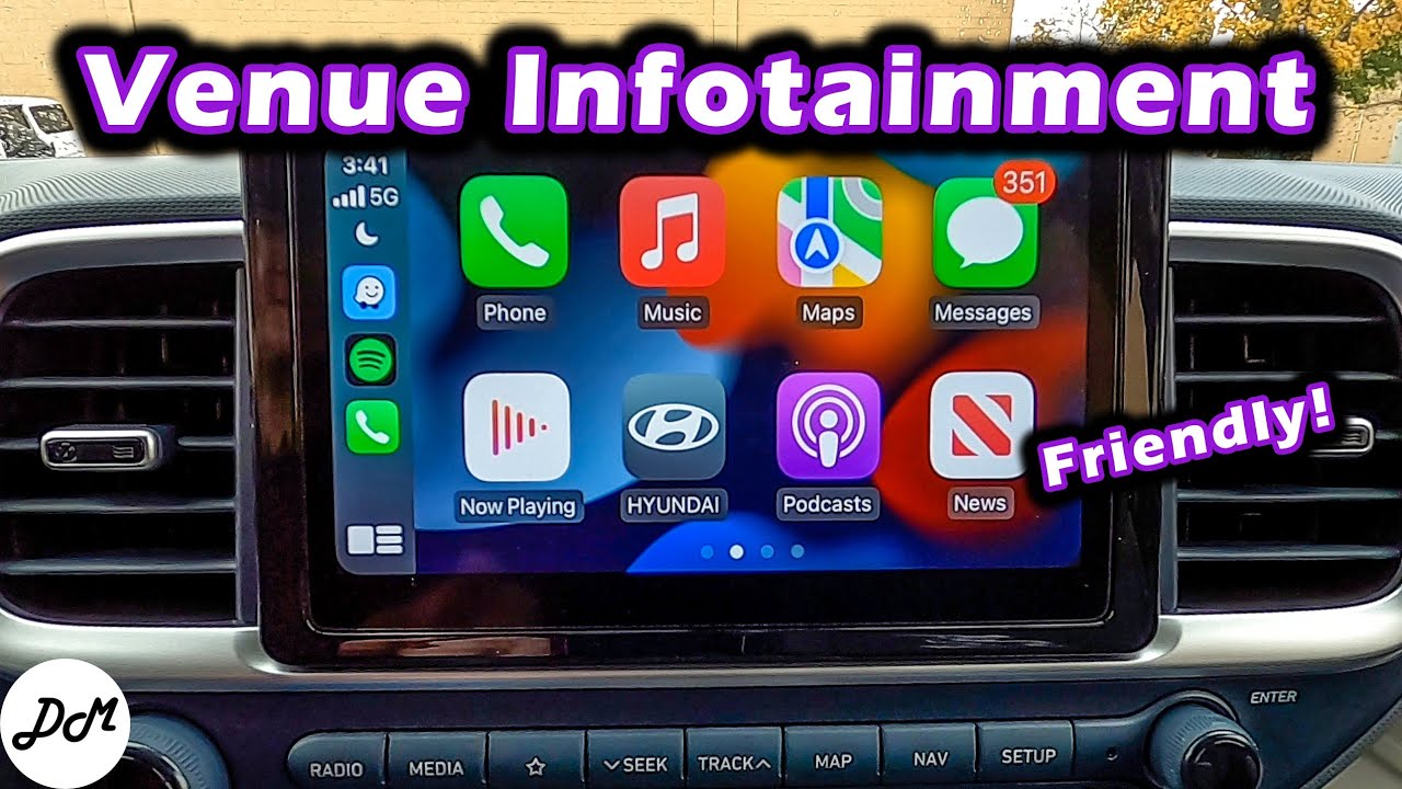 2022 Hyundai Venue — Infotainment Review | Touchscreen, Apple CarPlay, Android Auto How-To