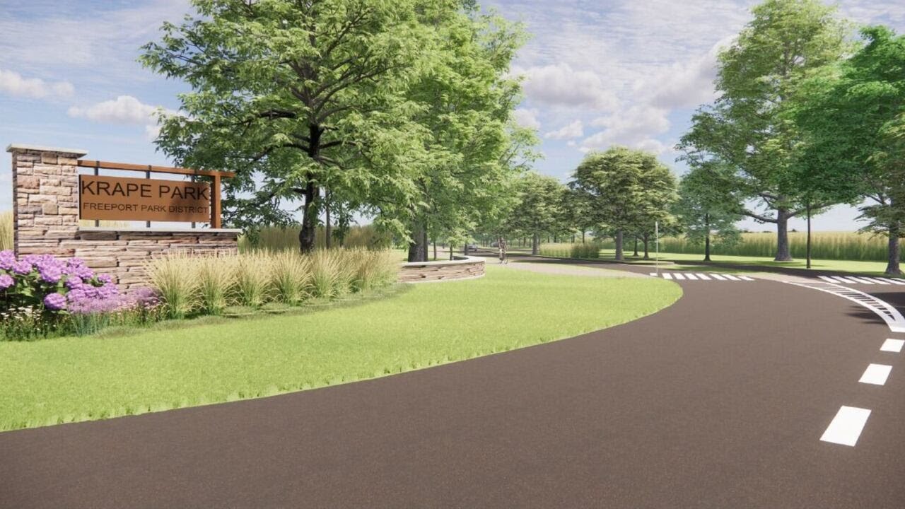 Freeport Park District announces plan to improve entrance to Krape Park