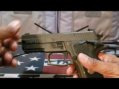 Comparison Sig Sauer P229 Legion DA/SA and SAO