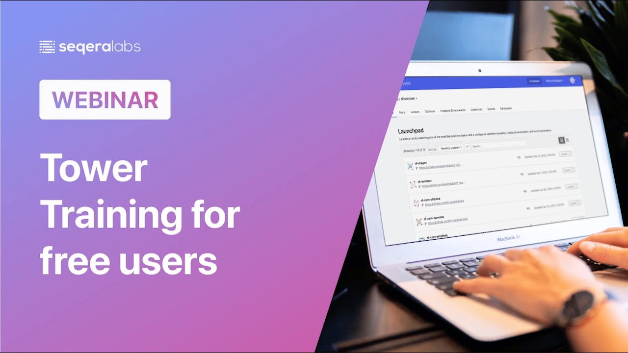 Webinar: Learn the basics of Nextflow Tower Cloud (May 2023)