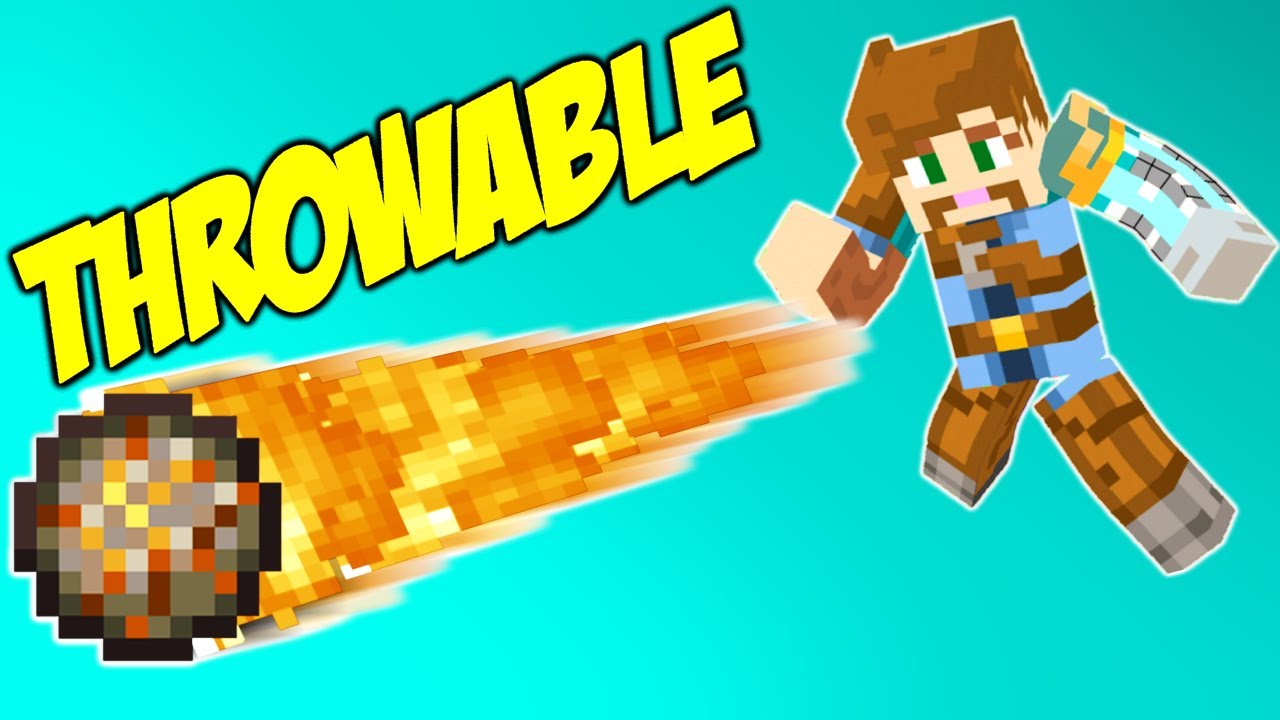 Learn how to create a THROWABLE FIREBALL in Minecraft!