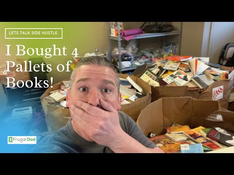 I Bought 4 Pallets of Used Books, Bulk Book Reselling