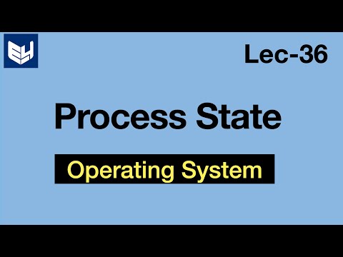 Process State | OS | Lec-36 | Bhanu Priya
