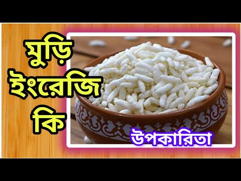 মুড়ি ইংরেজি কি।Muri English ki|Muri meaning in English|muri ingreji ki|Health benefits of Muri|