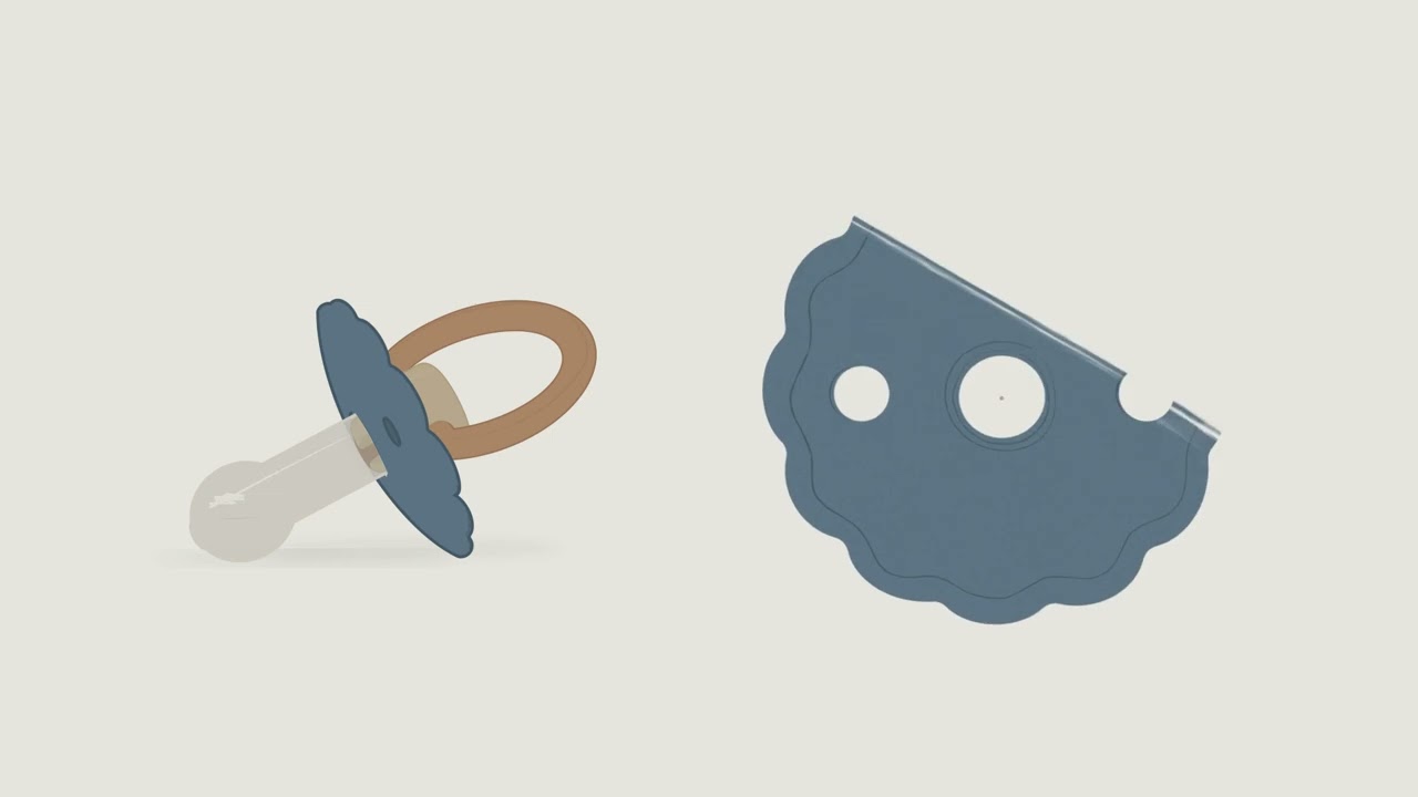 FRIGG pacifiers with a new click-lock™ system