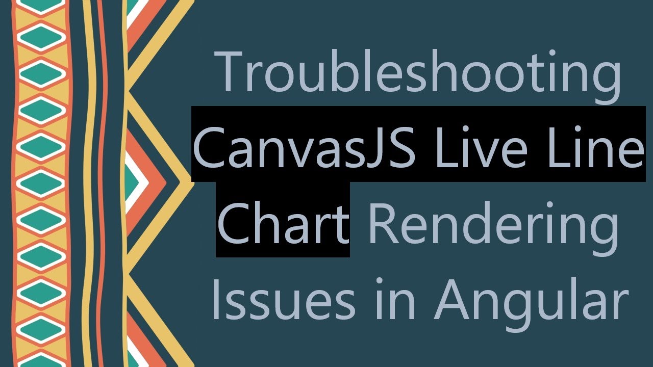 Troubleshooting CanvasJS Live Line Chart Rendering Issues in Angular