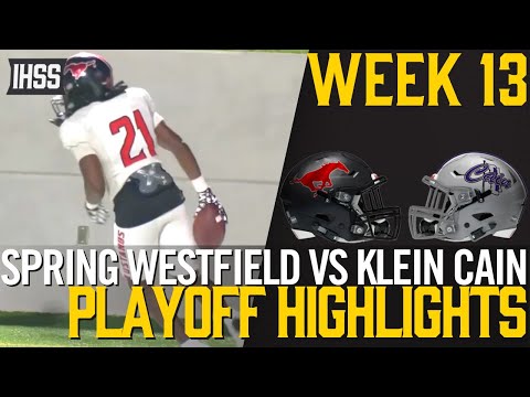 Spring Westfield vs Klein Cain - 2023 Week 13 Football Highlights ...