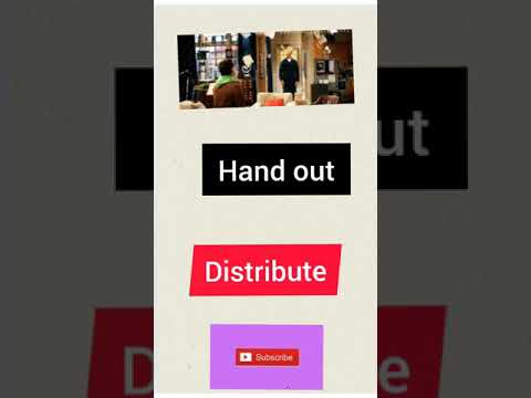 phrasal verb ||Hand in || Hand out #shorts #phrases #sheenazone