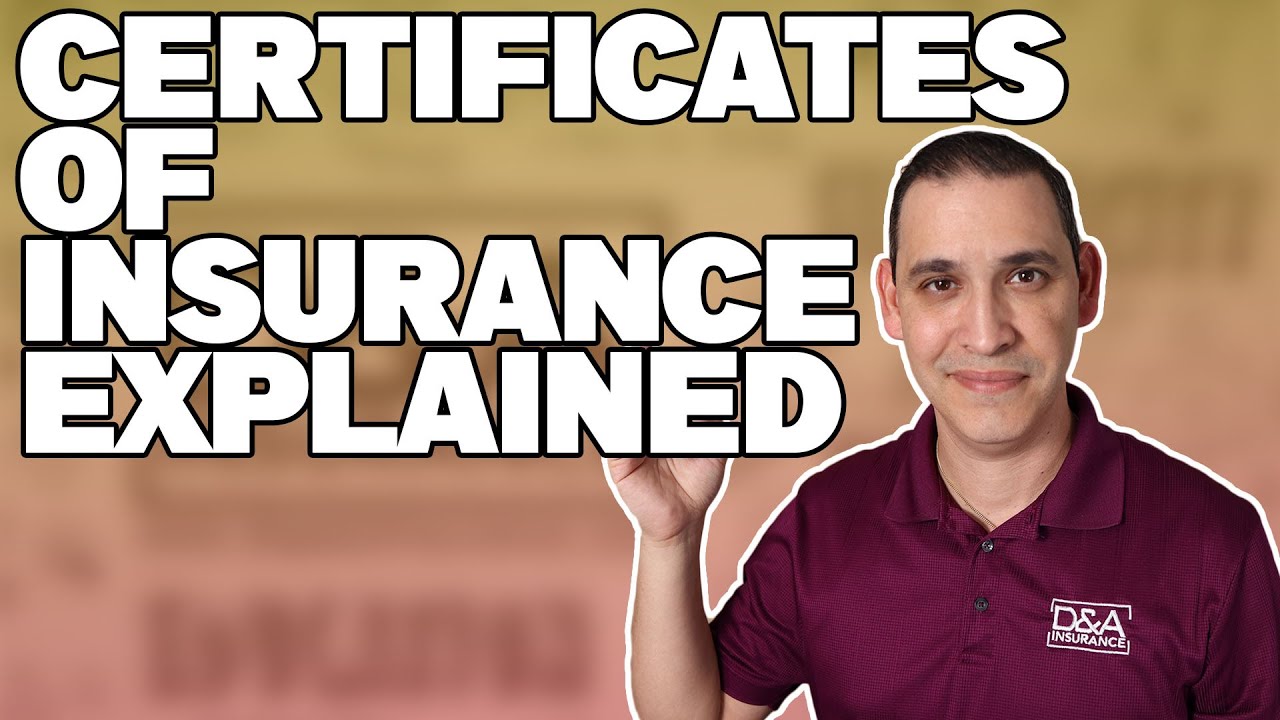 Certificate Holders & Additional Insured