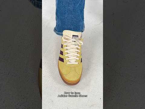 Here’s one way to lace your Adidas Gazelle Shoes! 👟 #ZALORAAsiaFashionExpert