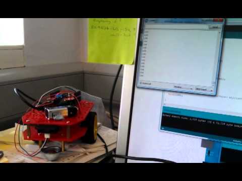 Testing the Sharp IR distance sensor