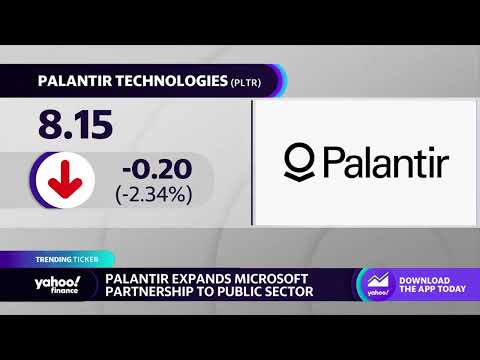 Palantir stock declines following expansion of Microsoft partnership