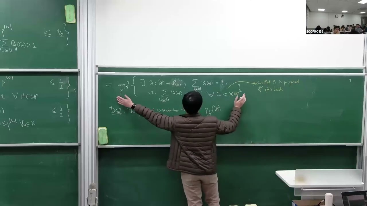 25.01.08, Huy Tuan Pham, Recent developments in probabilistic combinatorics (Lecture 3)