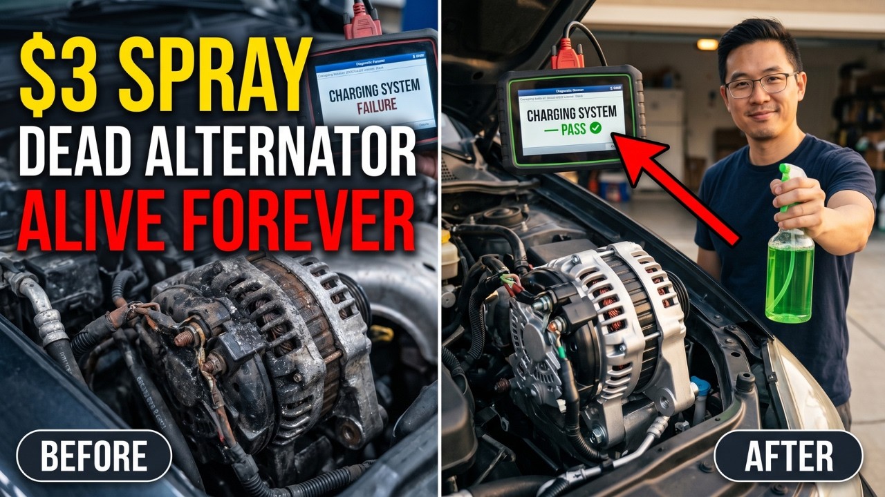 $3 Spray RESTORES Any Dead Alternator FOREVER. GM BANNED This Since 1968