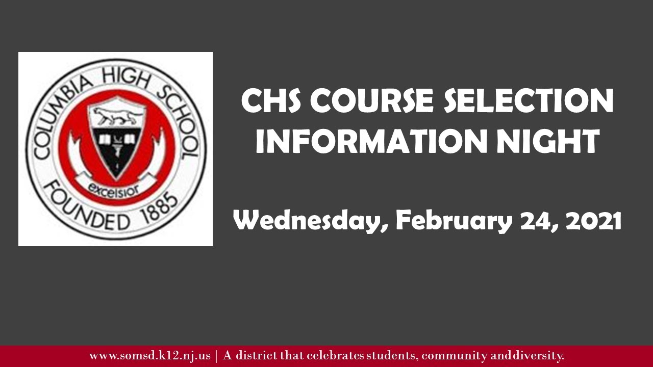 CHS Course Selection Information Night