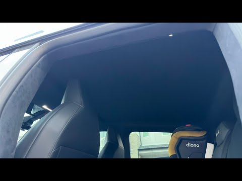 Tesla Cybertruck Sunshade with Electrostatic Adsorption and 100% UV and IR Reflection | Reusable!