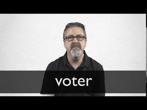 VOTER definition and meaning | Collins English Dictionary