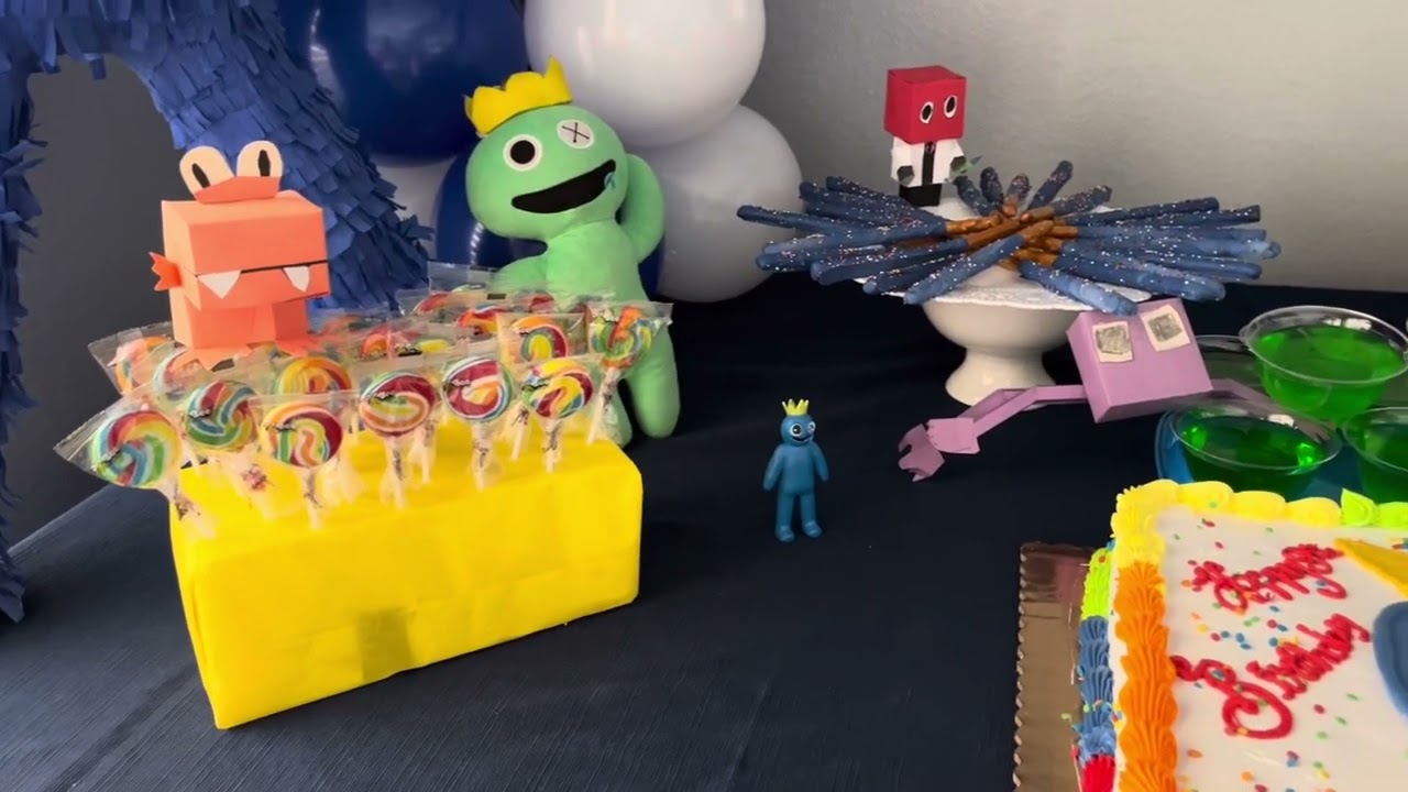 Rainbow Friends Candy Bar (Decoración de Mesa)