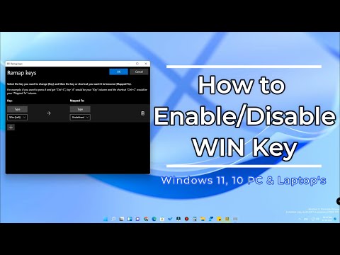 How to enable/disable WIN key in ASUS TUF/ROG PC or Laptop using Microsoft Powertoys