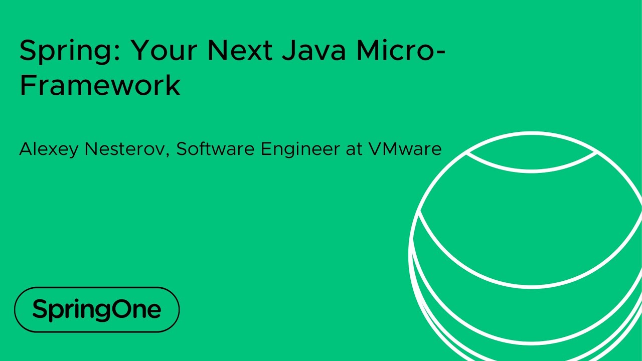 Spring: Your Next Java Micro-Framework