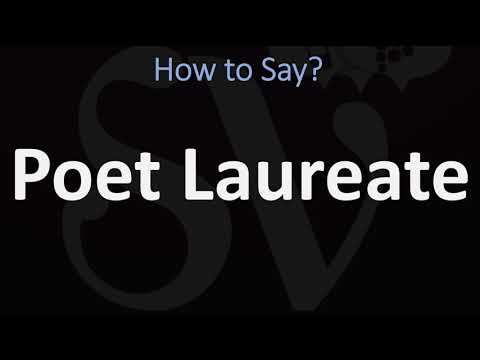 How to Pronounce Poet Laureate? (CORRECTLY)