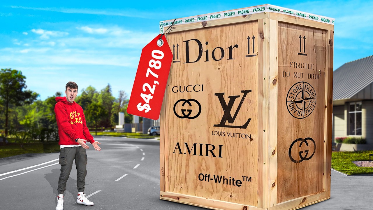 Unboxing a $42,780 Designer Clothing Mystery Box