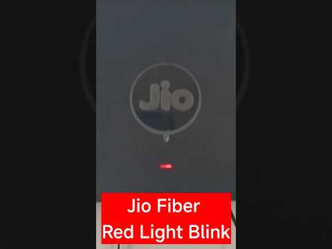 Jio fiber red light blink fix problem | #jiofiber #wifiproblem #desiitech