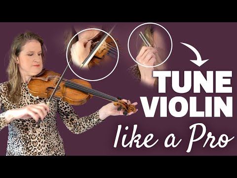 Tune your violin like a PRO violinist