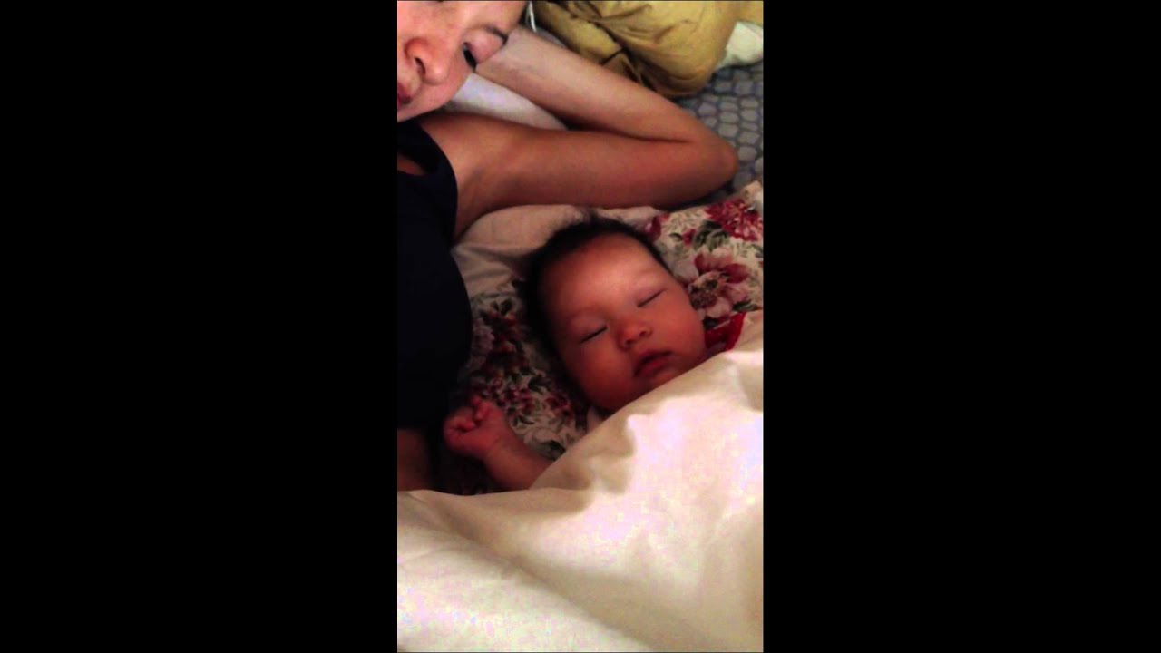 Twitching in her sleep