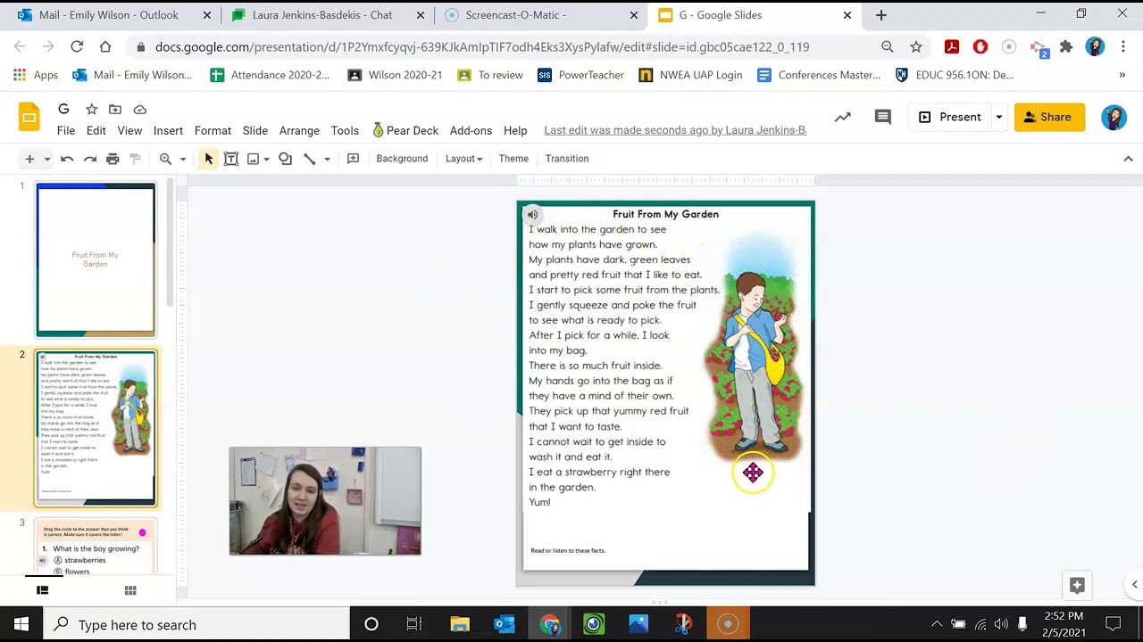 Modified Reading Assessment